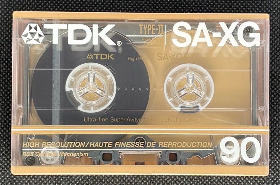TDK SA-XG - 1986 - US - Blank Cassette Tape - New Sealed