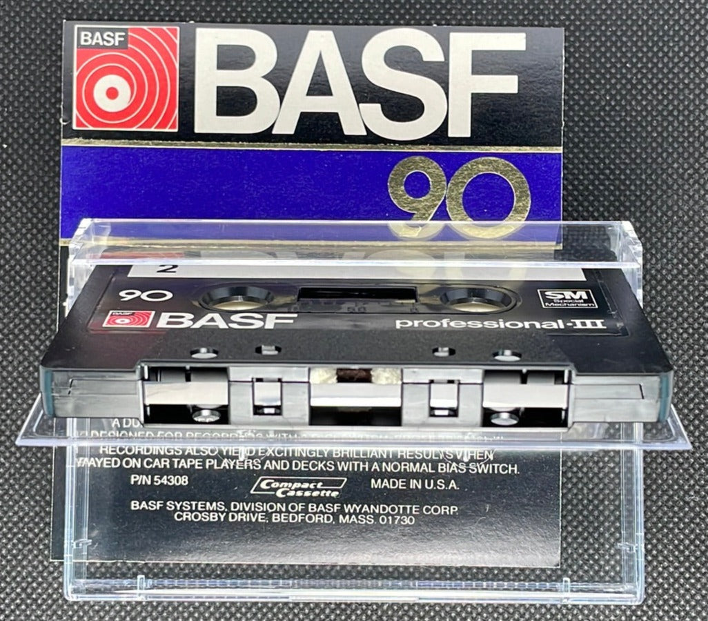 BASF Pro-III FeCr - 1976 - US - Blank Cassette Tape - New Sealed