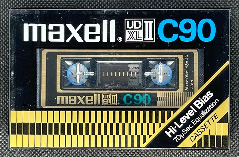 Maxell UDXL-II - 1980 - Blank Cassette Tape - New Sealed