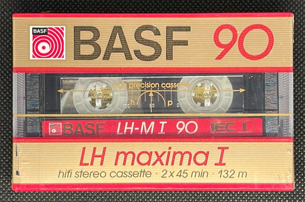 BASF Maxima LH I - 1985 - EU - Blank Cassette Tape - New Sealed