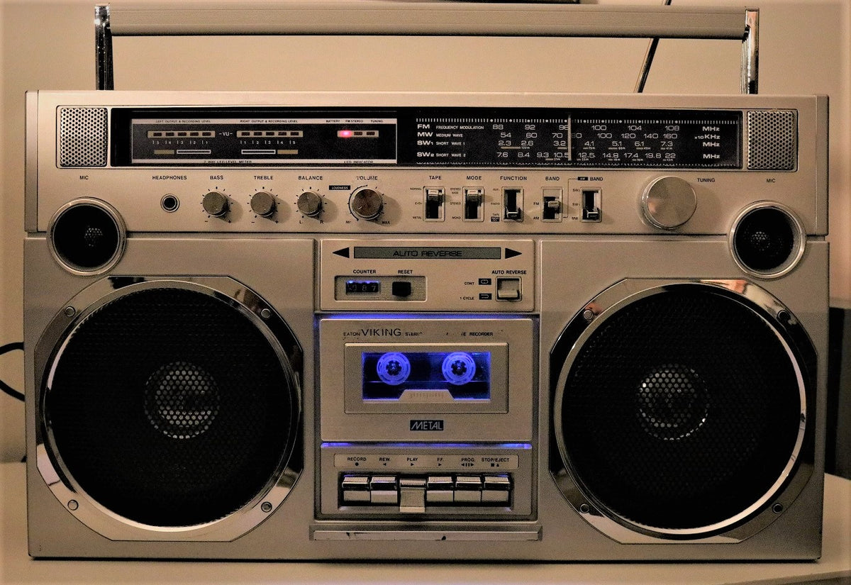Boomboxes from the 1980's