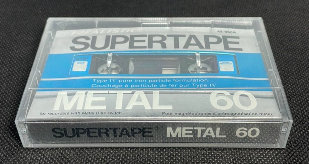 Realistic Supertape Metal Type IV - 1986 - US - Blank Cassette Tape ...
