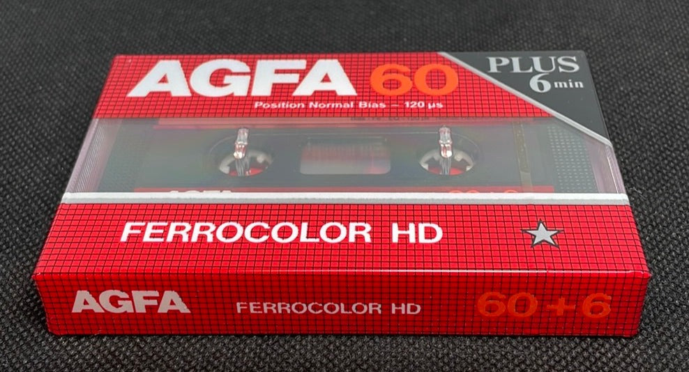 AGFA Ferrocolor HD 1985 - Blank Cassette Tape - New Sealed