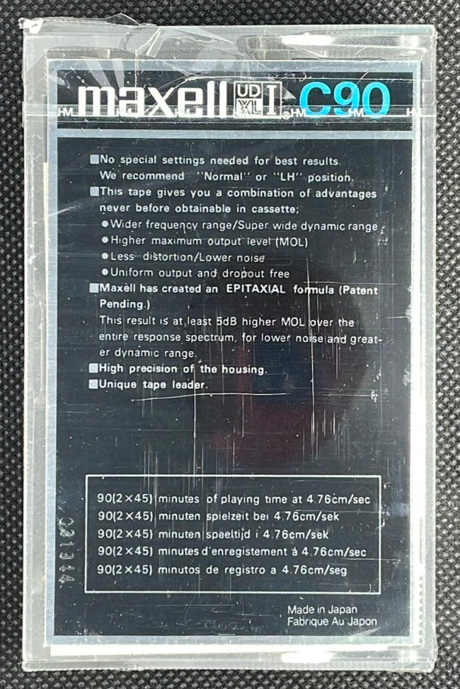 Maxell UDXL-I - 1977 - US/EU - Blank Cassette Tape - New Sealed