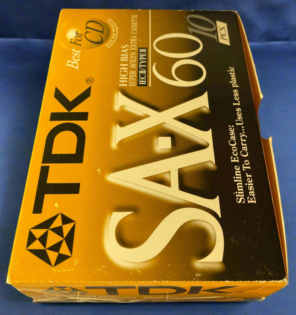 TDK SA-X - 1992 - US - Blank Cassette Tape - New Sealed