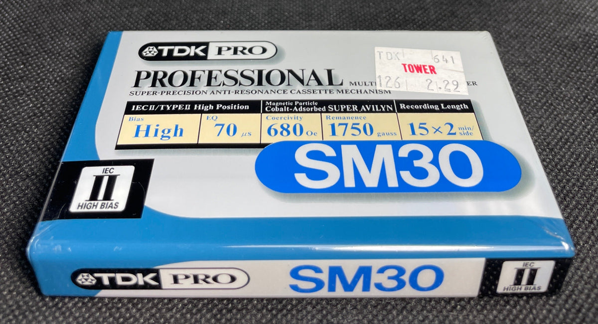 TDK PRO SM SM-X - 1997 - US - Blank Cassette Tape - New Sealed