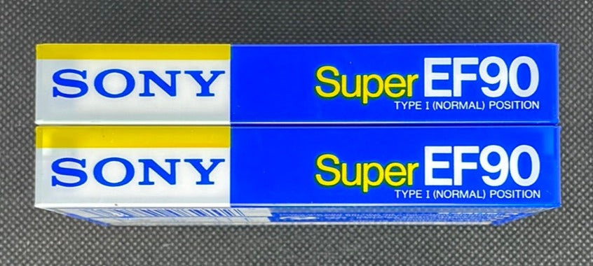 Sony Super EF - 1988 - US - Blank Cassette Tape - New Sealed