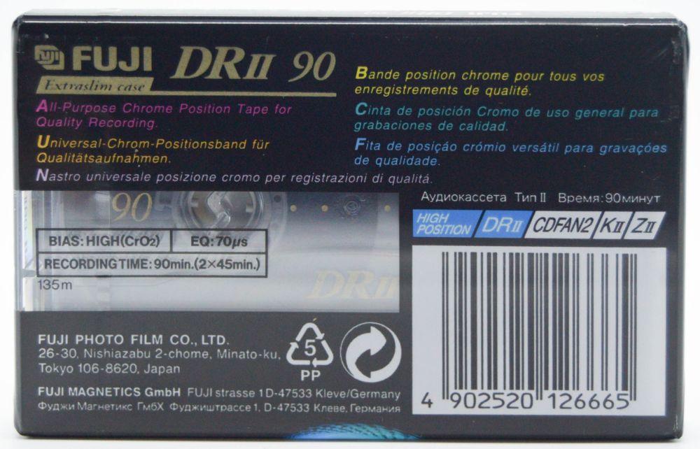 Fuji DRII - 1998 - US - Blank Cassette Tape - New Sealed