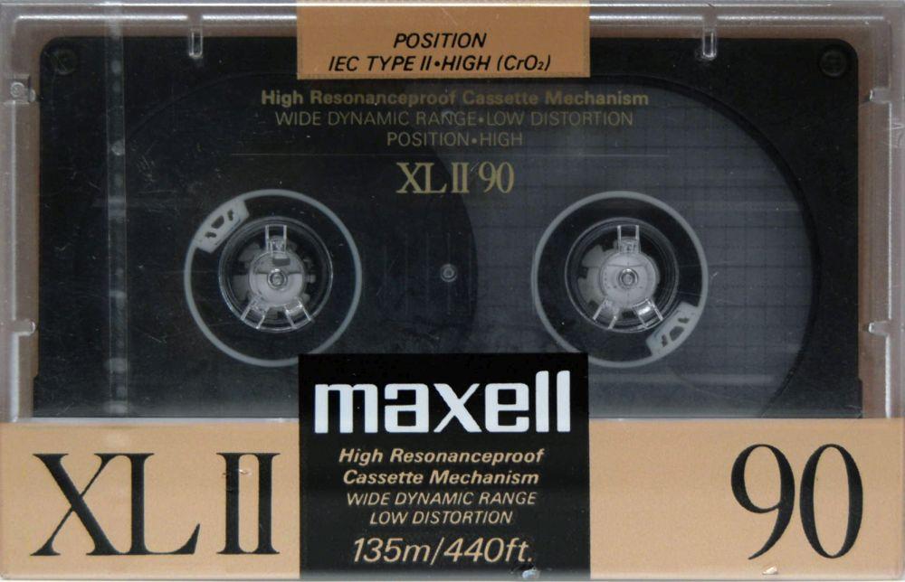 Maxell XLII - 1988 - US - Blank Cassette - New And Sealed