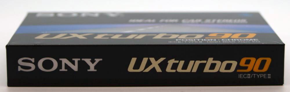 Sony UX Turbo - 1990 - US - Blank Cassette Tape - New Sealed