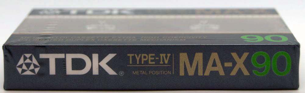 TDK MA-X - 1986 - US - Blank Cassette Tape - New Sealed