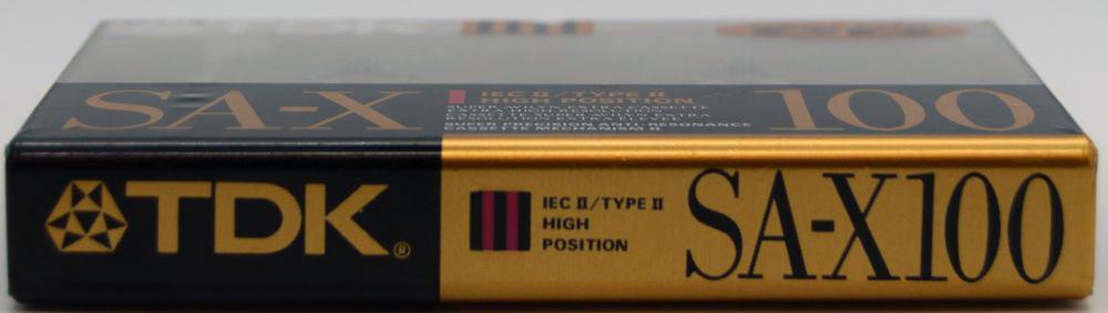 TDK SA-X - 1991 - US - Blank Cassette Tape - New Sealed