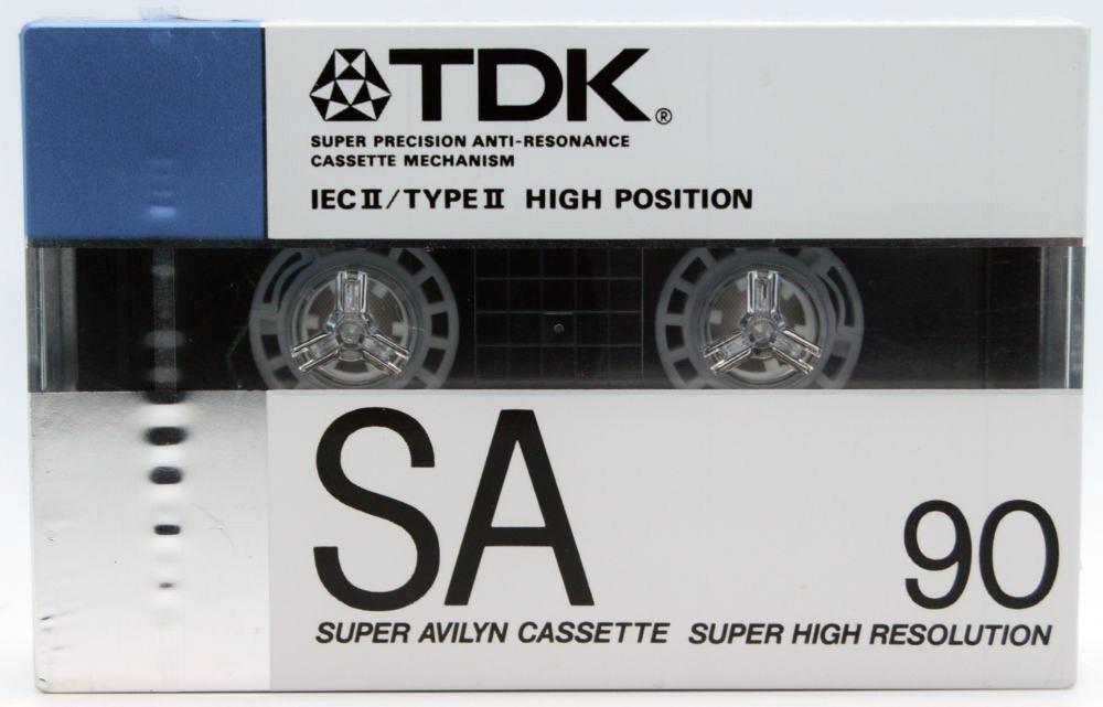 TDK SA - 1988 - US - Blank Cassette Tape - New Sealed