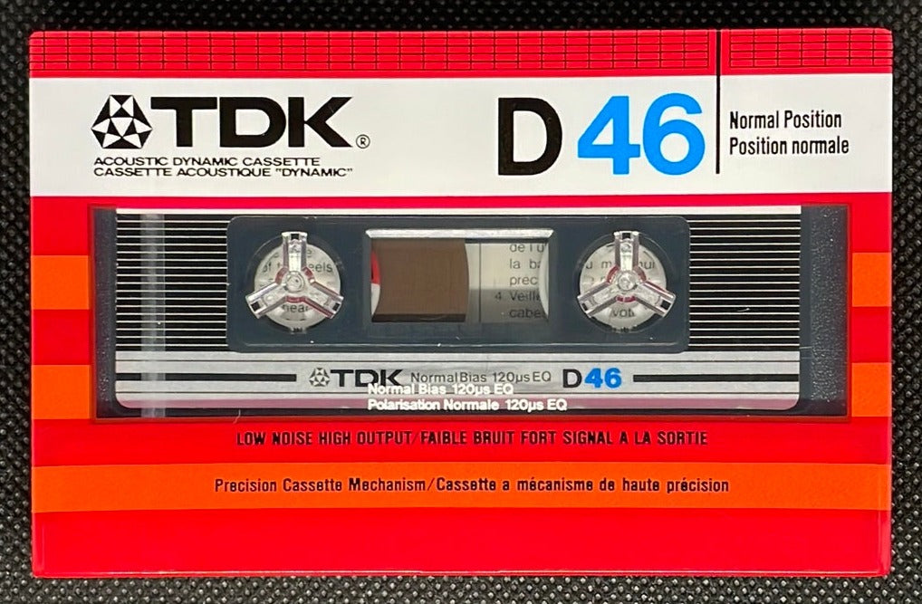 TDK D - 1982 - US - Blank Cassette Tape - New Sealed