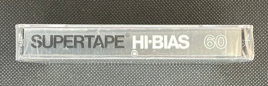 Realistic Supertape Hi-Bias - 1978 - Blank Cassette Tape - New Sealed
