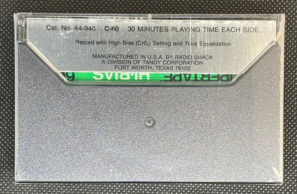 Realistic Supertape Hi-Bias - 1978 - Blank Cassette Tape - New Sealed