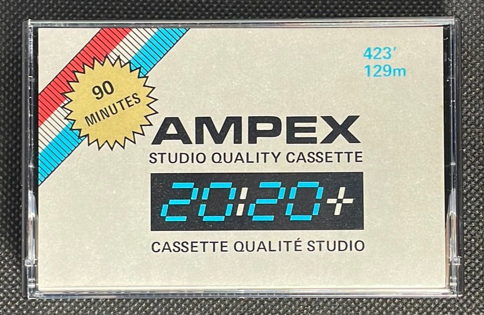 Ampex 20/20+ (#364) C-90 - US - Type 1 Blank Cassette